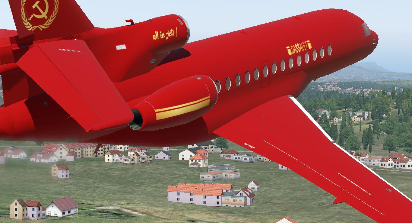 Red Falcon 7X (fictional) livery - Aircraft Skins - Liveries - X-Plane ...