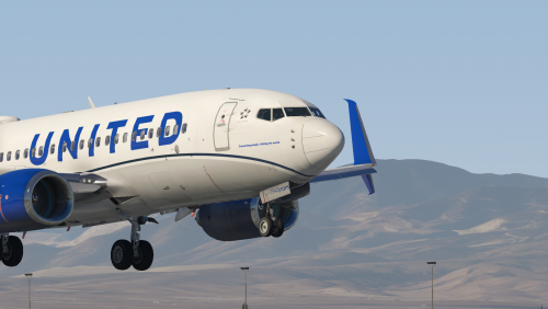 United EVO Blue 737-700u Livery (2019 blue livery) - Aircraft Skins ...