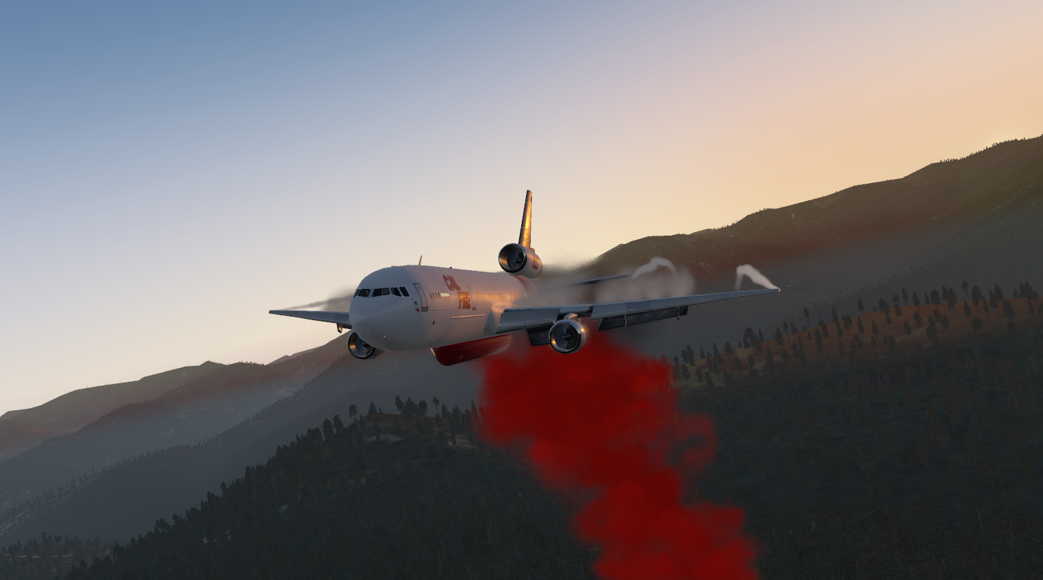 CAL FIRE 911 Livery for the McDonnell Douglas DC-10 Tanker Air Carrier ...