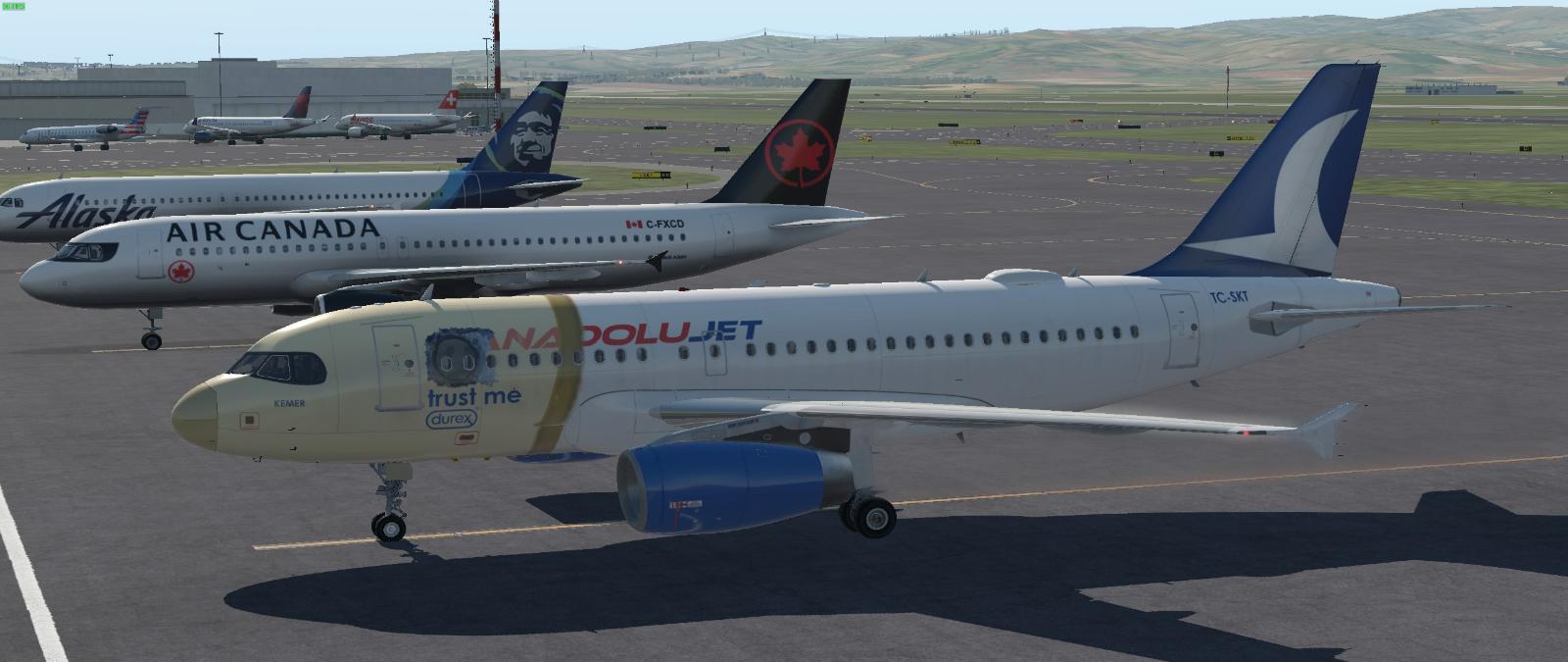 Airbus A319 (ToLiSs) Anadolu Jet with Funny Durex Commercial Livery ...