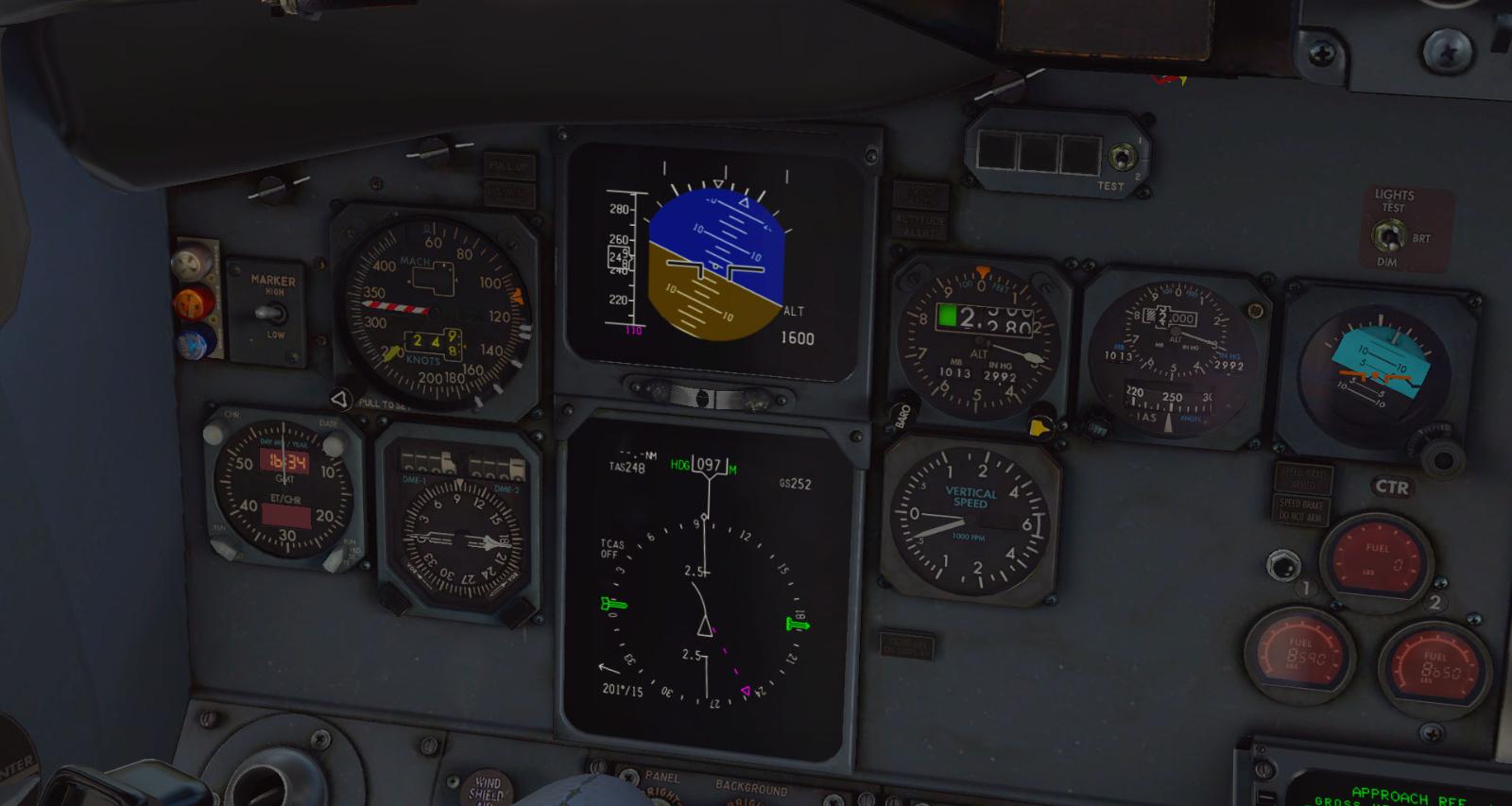 More realistic EADI colors for Boeing 737-300 IXEG - Textures - X-Plane ...