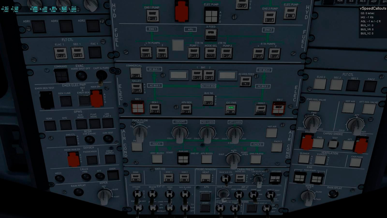 Weird overhead panel textures - Airbus A319 - X-Plane.Org Forum