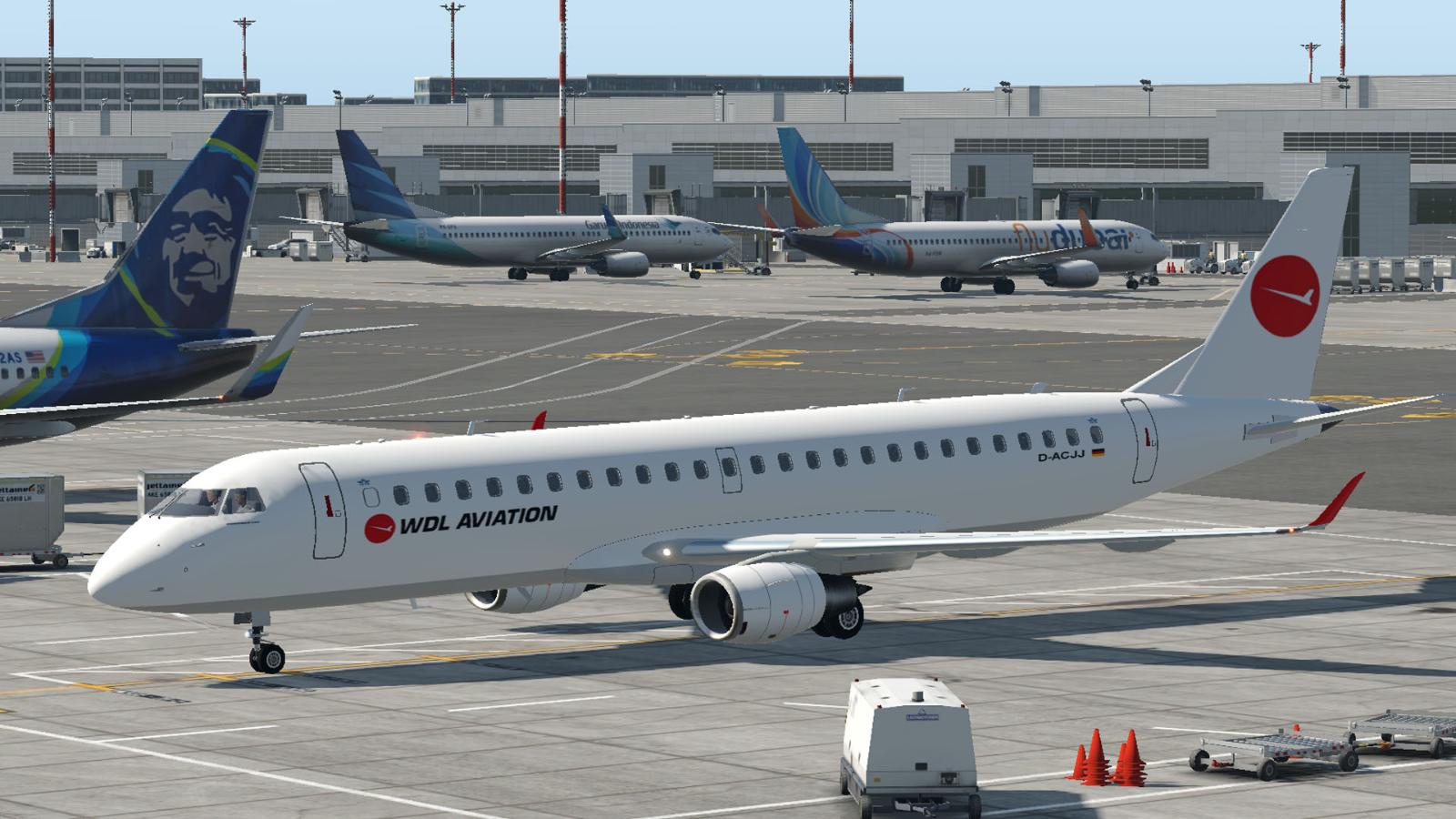 WDL Aviation livery for Riverie's Embraer 190 - Aircraft Skins ...