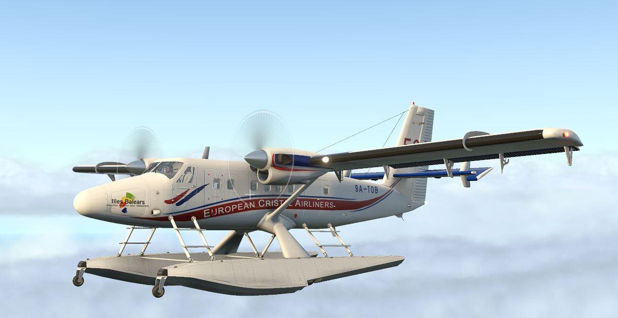 DHC 600 Twin Otter European Cristal Airlines 9A-TOB ISLA AIR - Aircraft ...