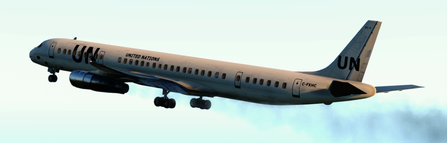 DC-8-61 United Nations (fictional) livery - Aircraft Skins - Liveries ...