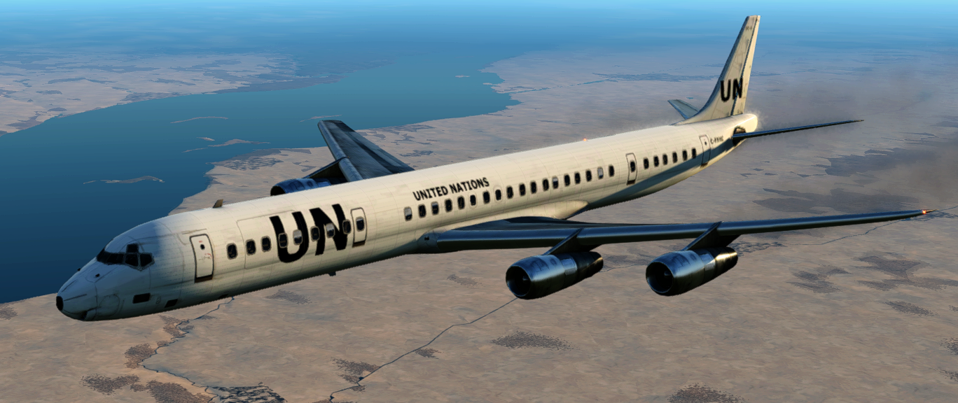 DC-8-61 United Nations (fictional) livery - Aircraft Skins - Liveries ...