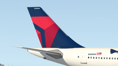 Delta Airlines Modern Livery (PW & GE) for the Inibuilds A300 ...