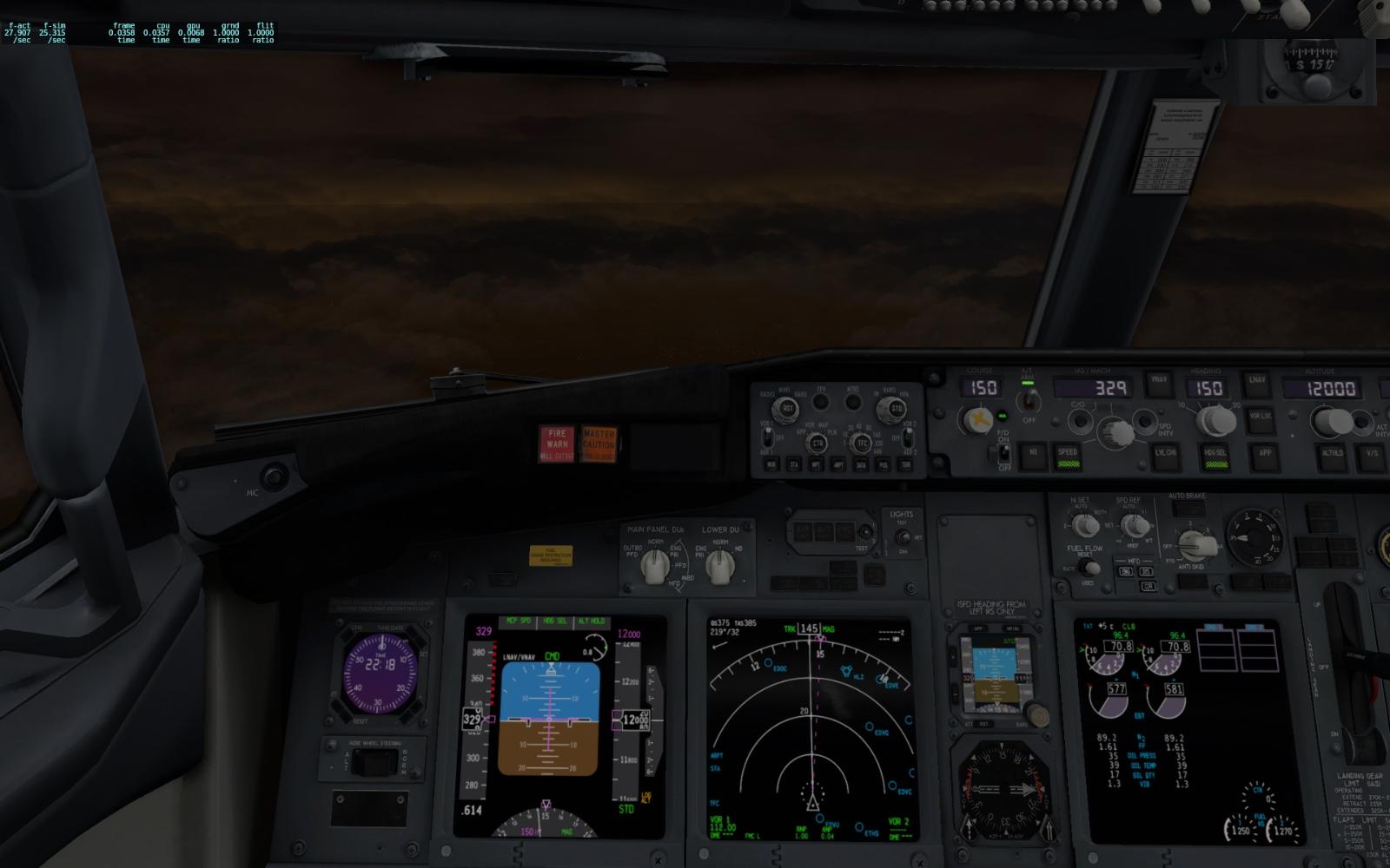 Lighting instrument panel/Cockpit - ZIBO B738-800 modified - X-Plane ...