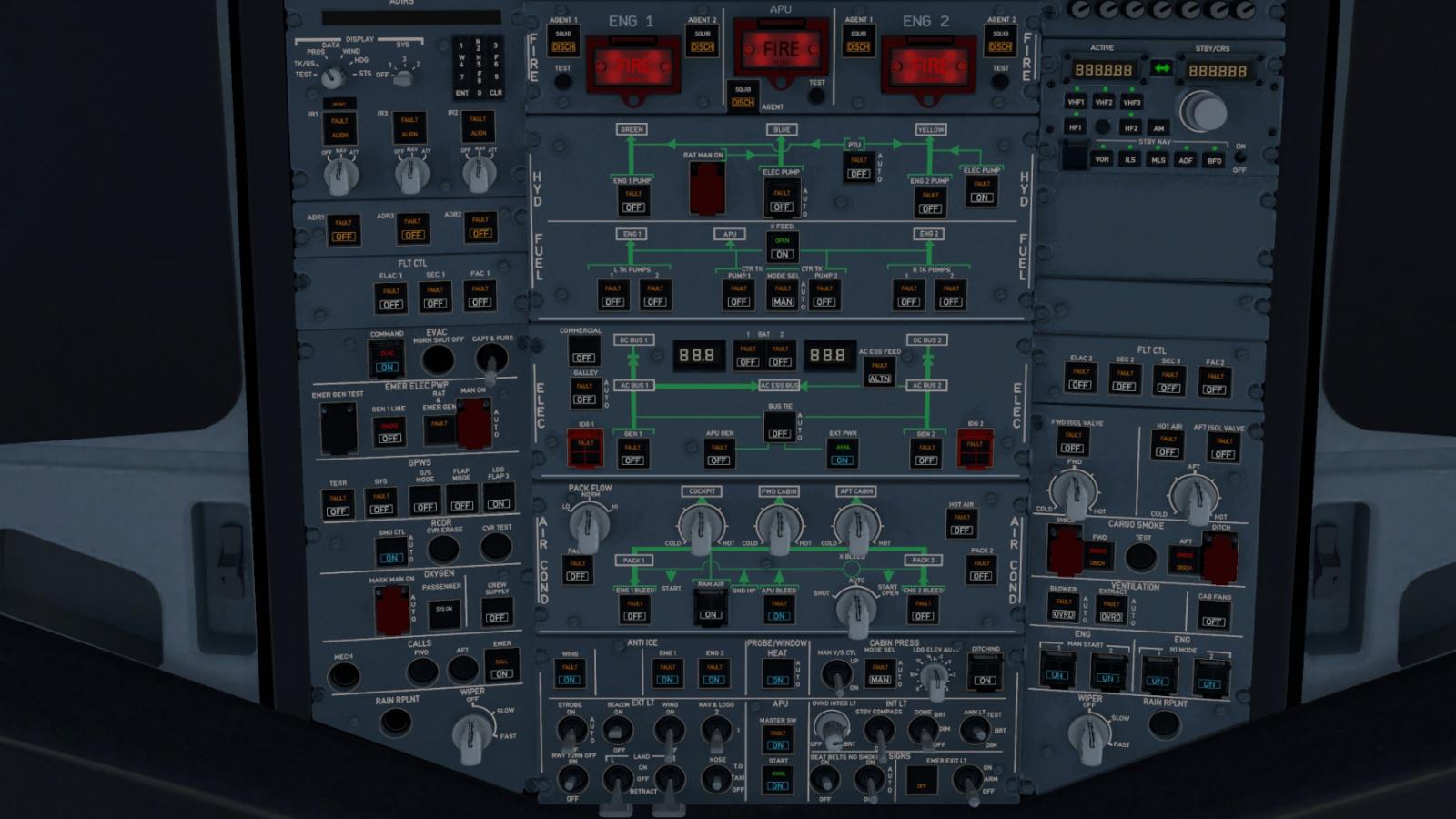 Overhead textures - Airbus A321 - X-Plane.Org Forum