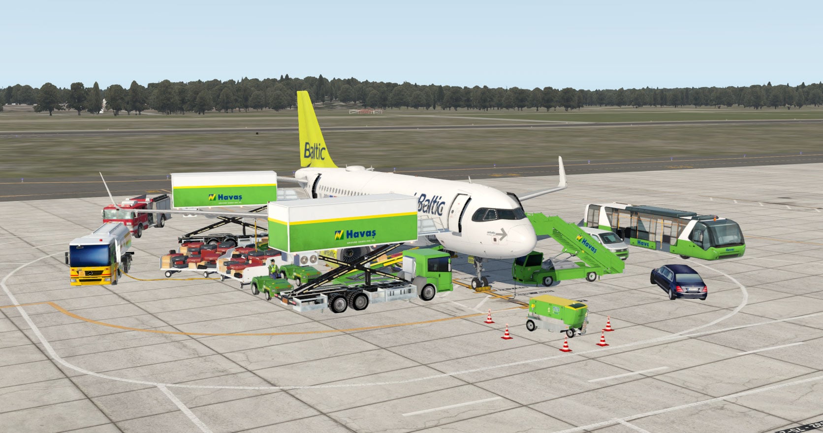 JD Ground Handling Deluxe HAVAS Livery & JD Ground Handling Deluxe ...
