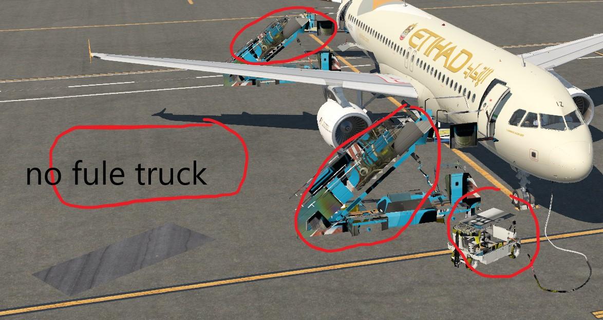 Broken ground service livery and no fuel truck - 320 Ultimate by ...