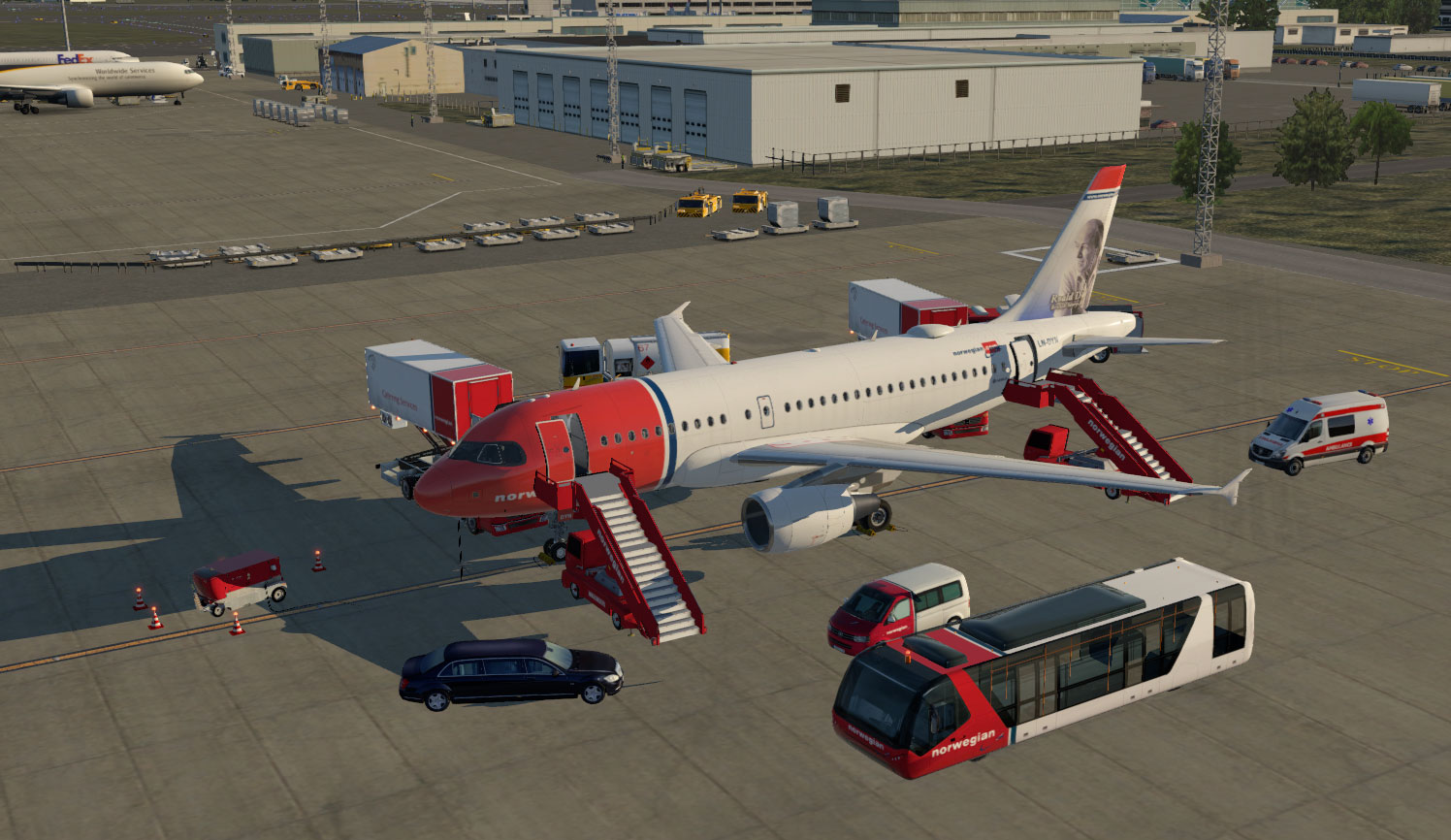 JD Ground Handling Deluxe Norwegian livery & JD Ground Handling Deluxe ...