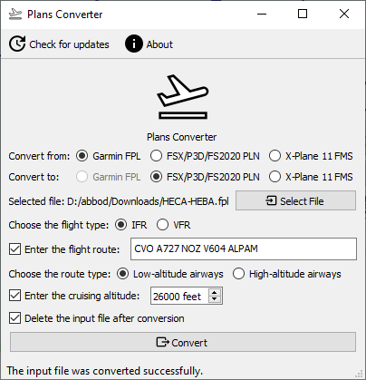 Plans Converter - Utilities - X-Plane.Org Forum
