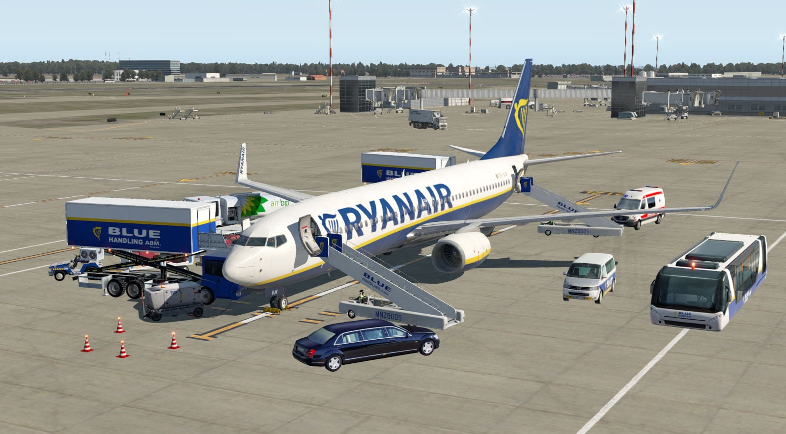 JD Ground Handling Deluxe Blue Handling livery & JD Ground Handling ...