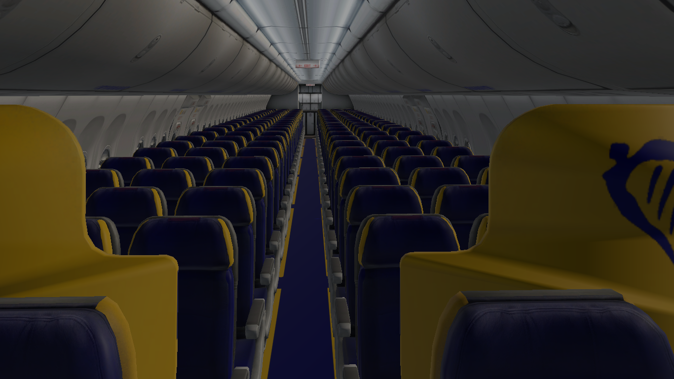 RYANAIR seat - BOEING 737-800X - Aircraft Skins - Liveries - X-Plane ...