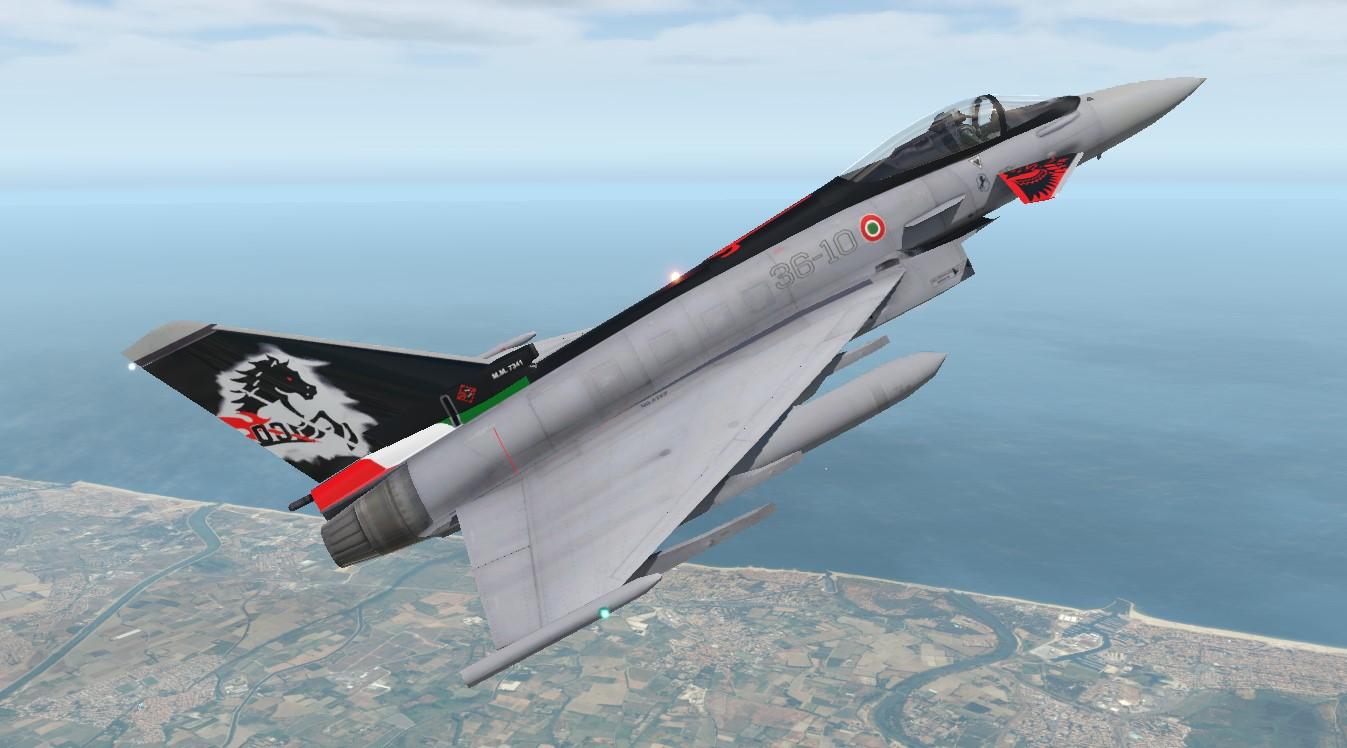 Eurofighter Typhoon EF2000 Italy Air Force 36-10 livery - Aircraft ...