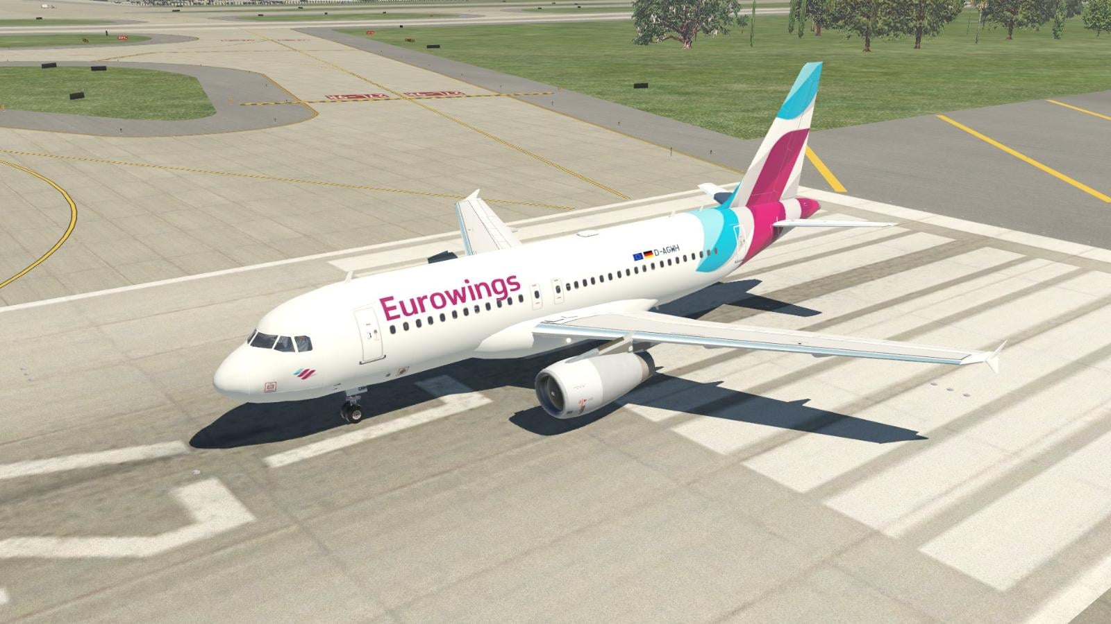 Eurowings Livery for Airbus A319 Freeware - Aircraft Skins - Liveries ...