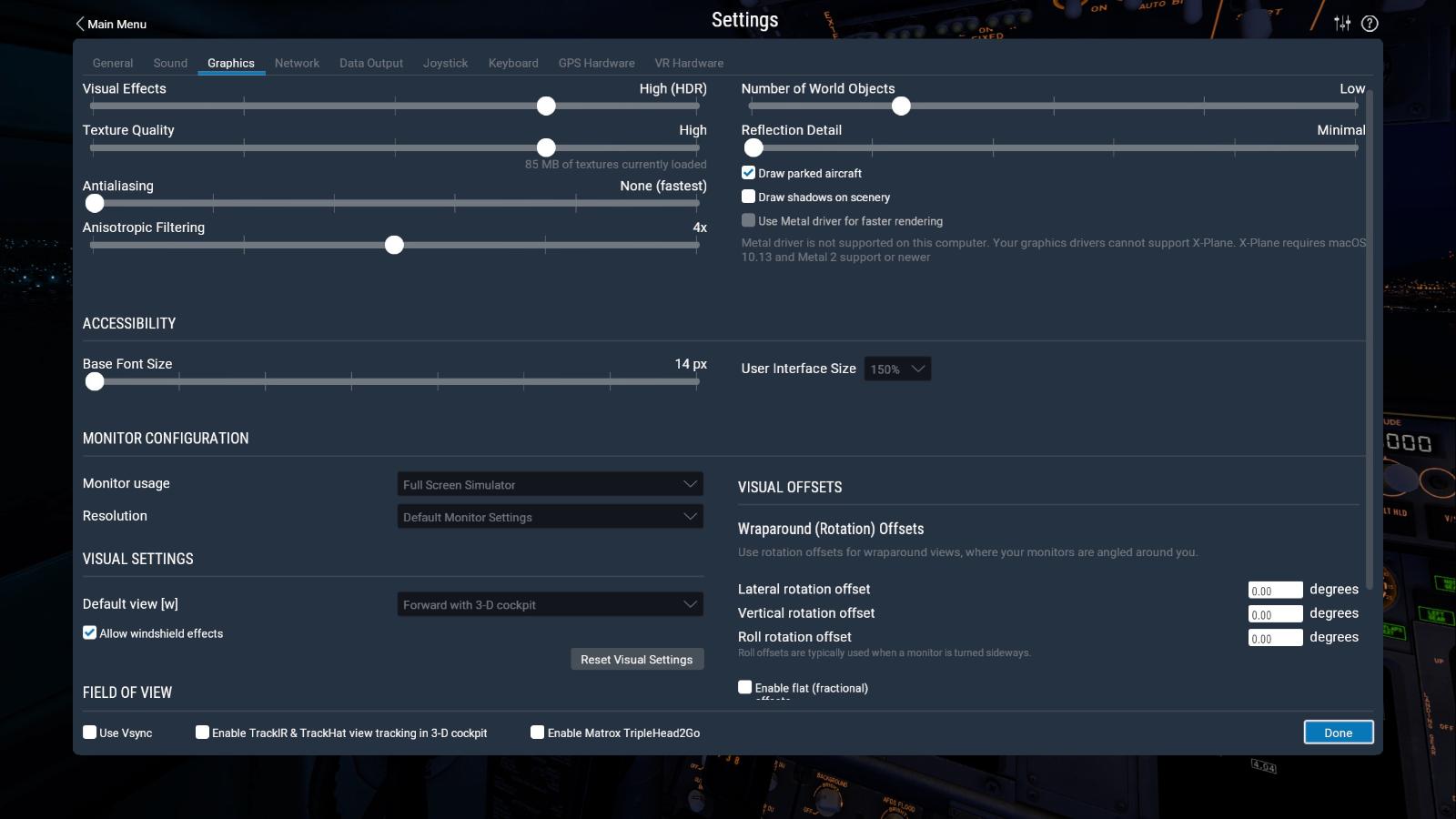 Recommended Graphics - XP11: Rendering Options - FPS - Hardware ...