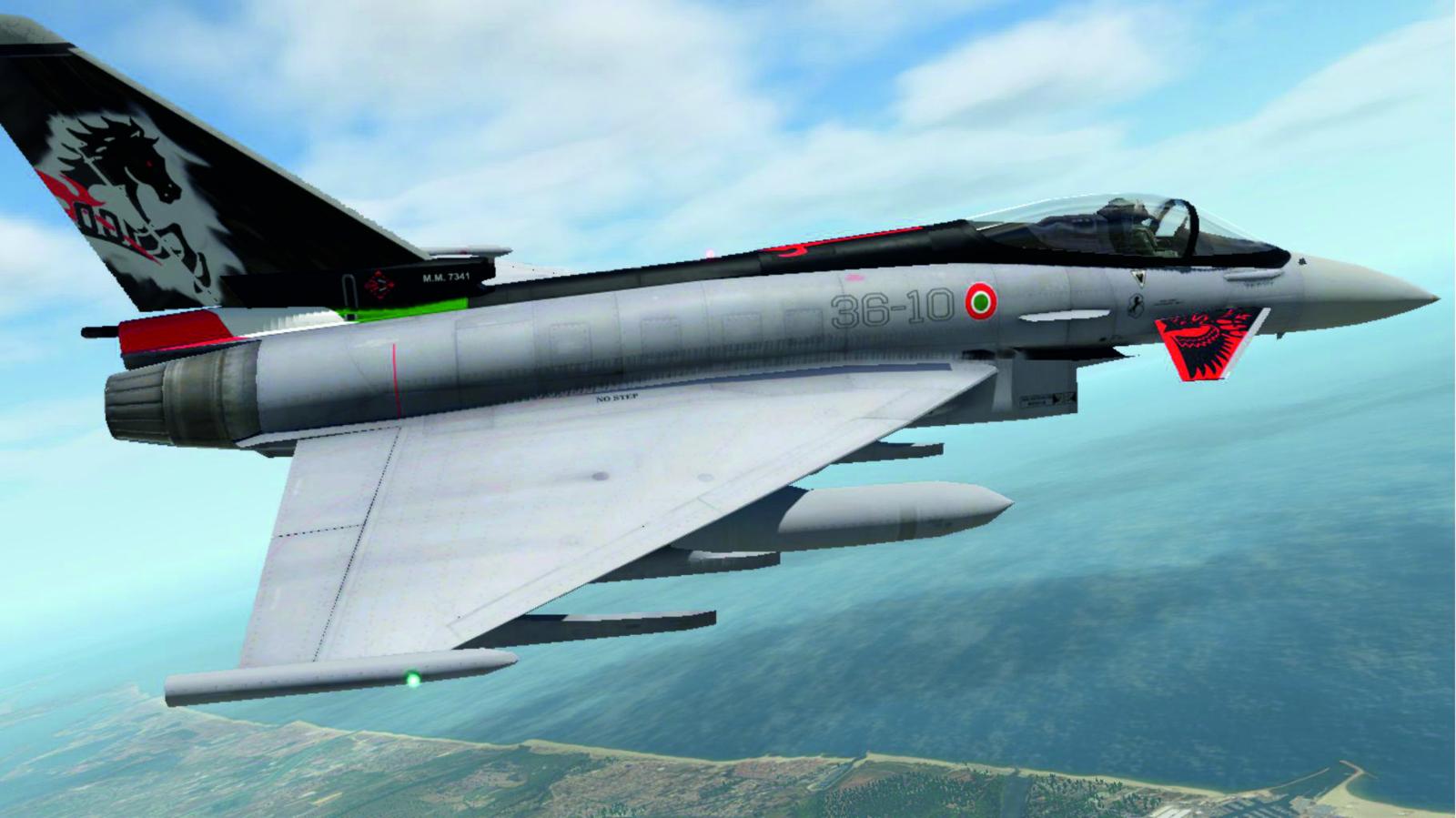 Eurofighter Typhoon EF2000 Italy Air Force 36-10 livery - Aircraft ...