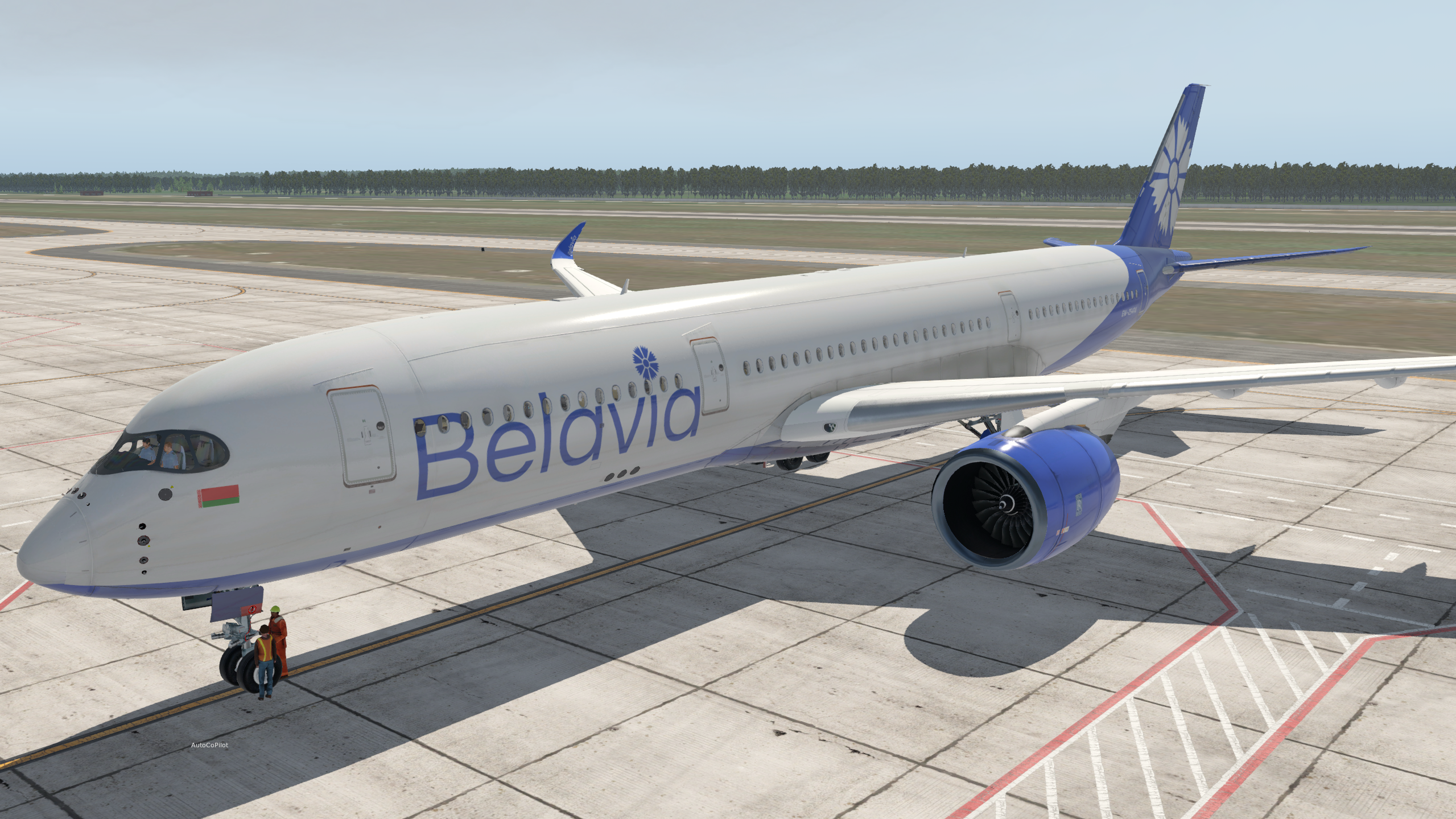 FF A350-900 | Belavia Livery - Aircraft Skins - Liveries - X-Plane.Org ...