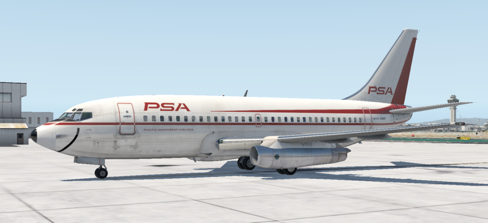 PSA (Smile) livery for the FlyJSim 737 - Aircraft Skins - Liveries - X ...