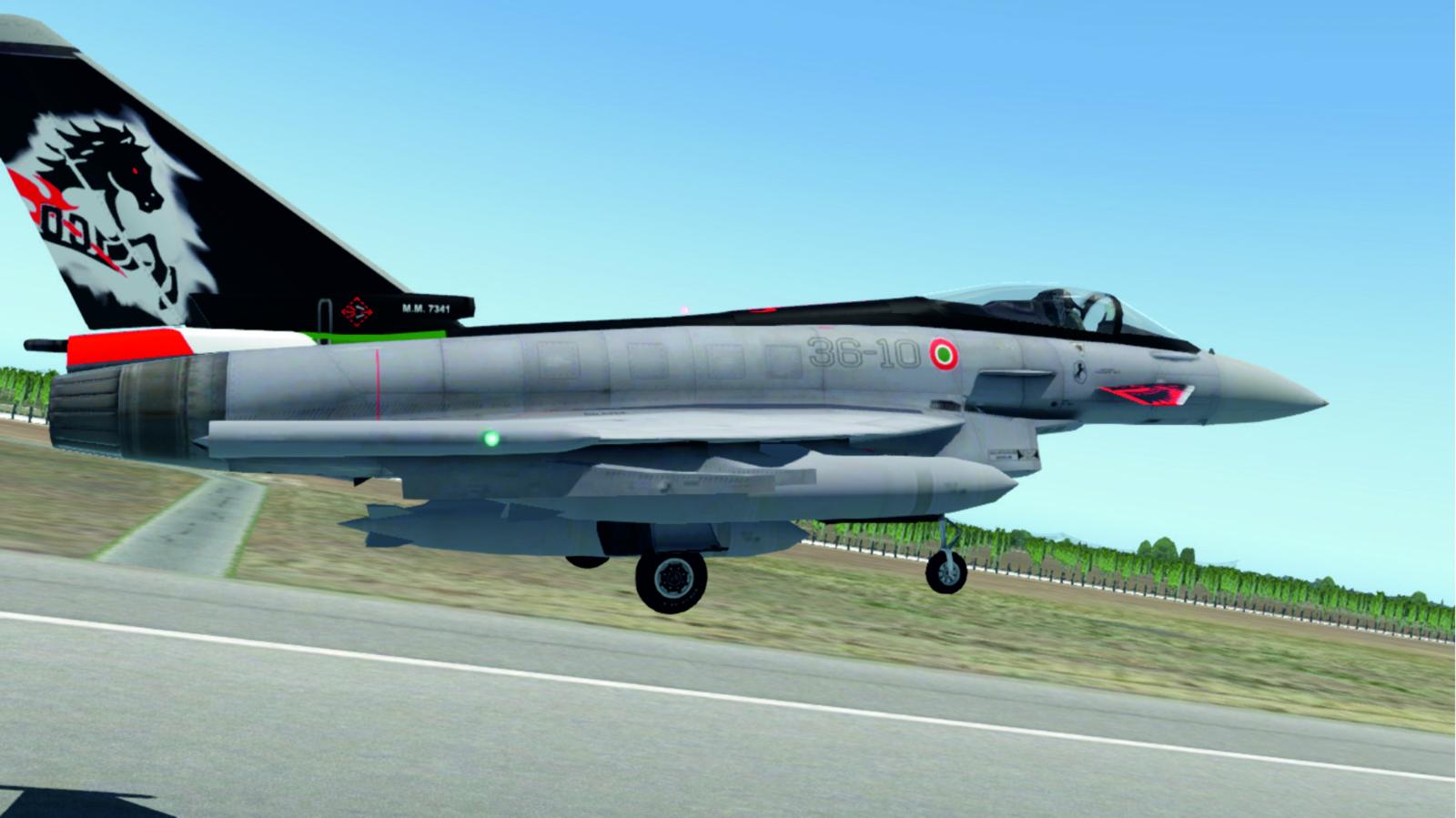 Eurofighter Typhoon EF2000 Italy Air Force 36-10 livery - Aircraft ...