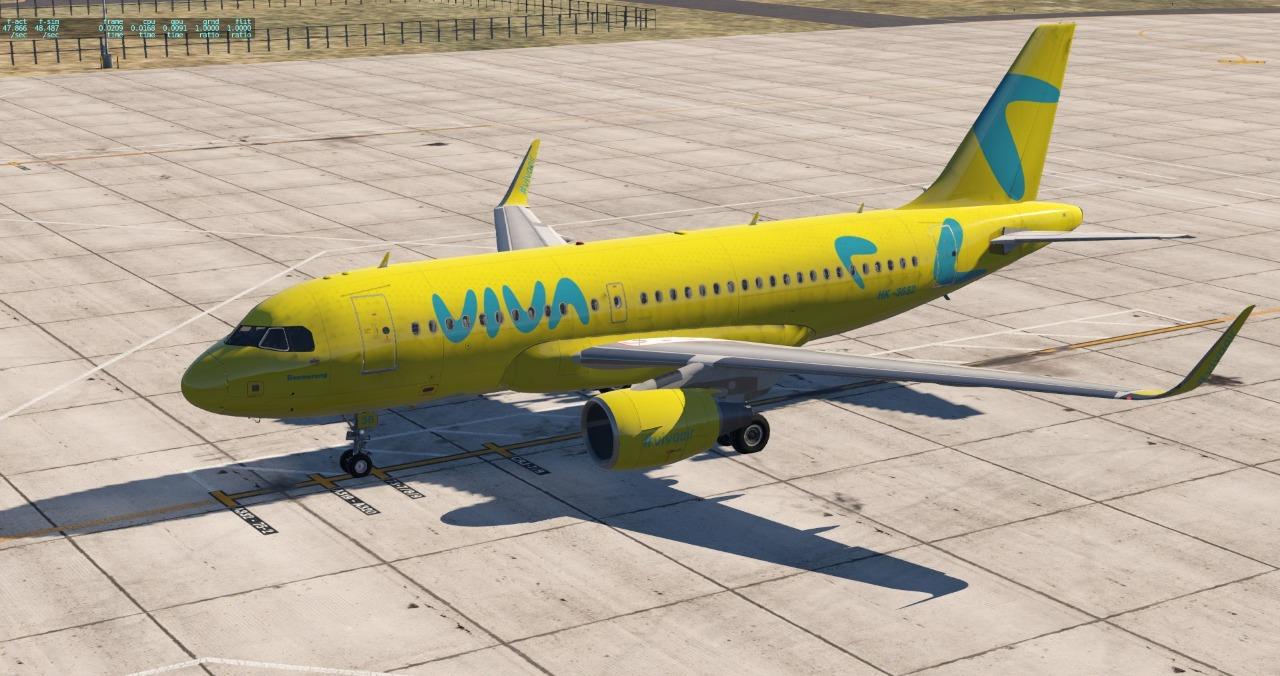 VIVA Air New - Style Claudia Obando and Boomerang Livery for ToLiss ...