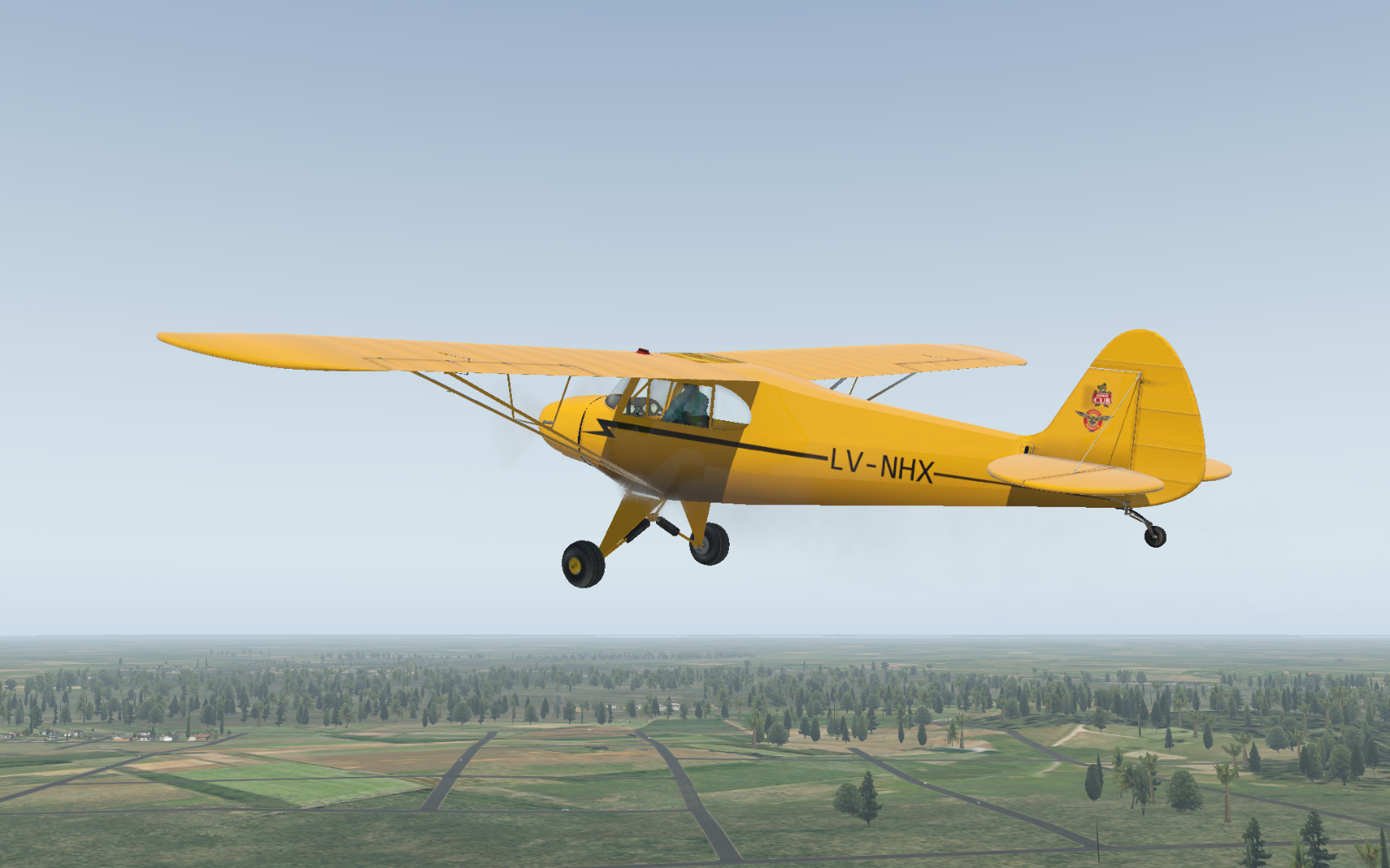 Piper PA-11 Cub Special livery LV-NHX - Aircraft Skins - Liveries - X ...