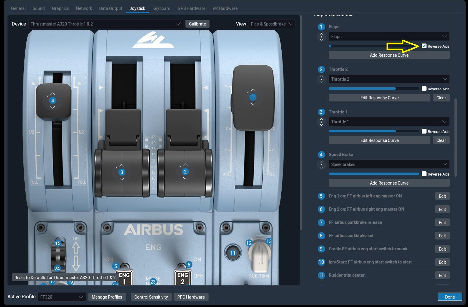 Airbus TCA edition Speedbrake remains extended at 50% starting X Plane ...