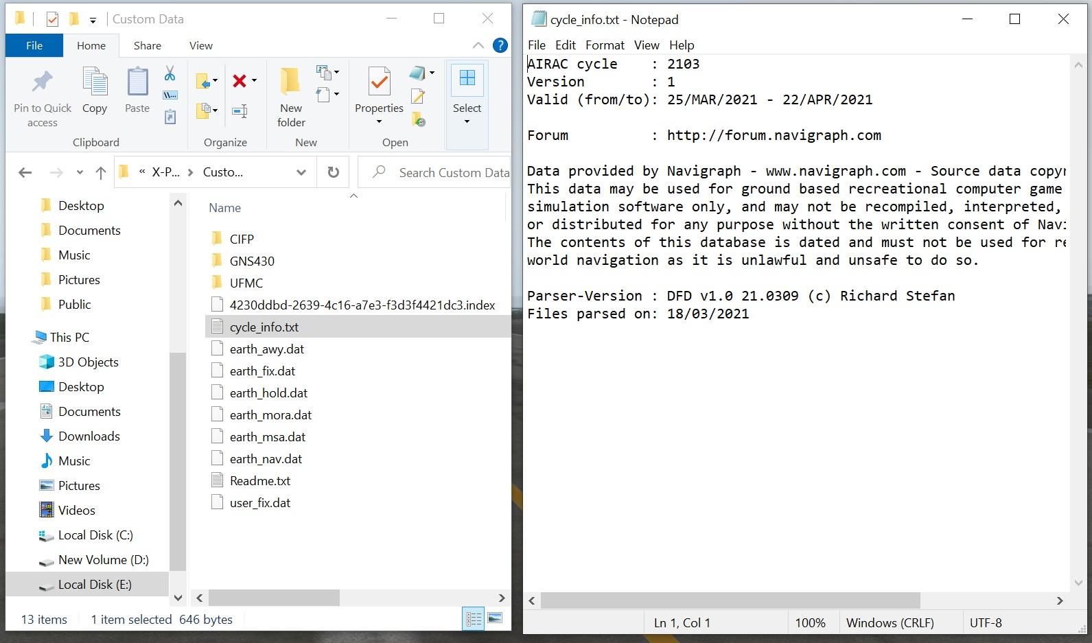 SOLVED *** nav data out of date - cause - time zone issue + cycle 14 ...