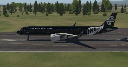 Toliss A321 - Air New Zealand "Black" - Aircraft Skins - Liveries - X ...
