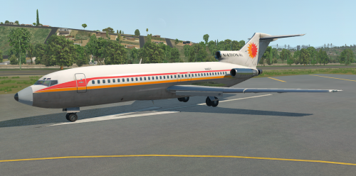 National Airlines B-727-100 with black nose - Aircraft Skins - Liveries ...