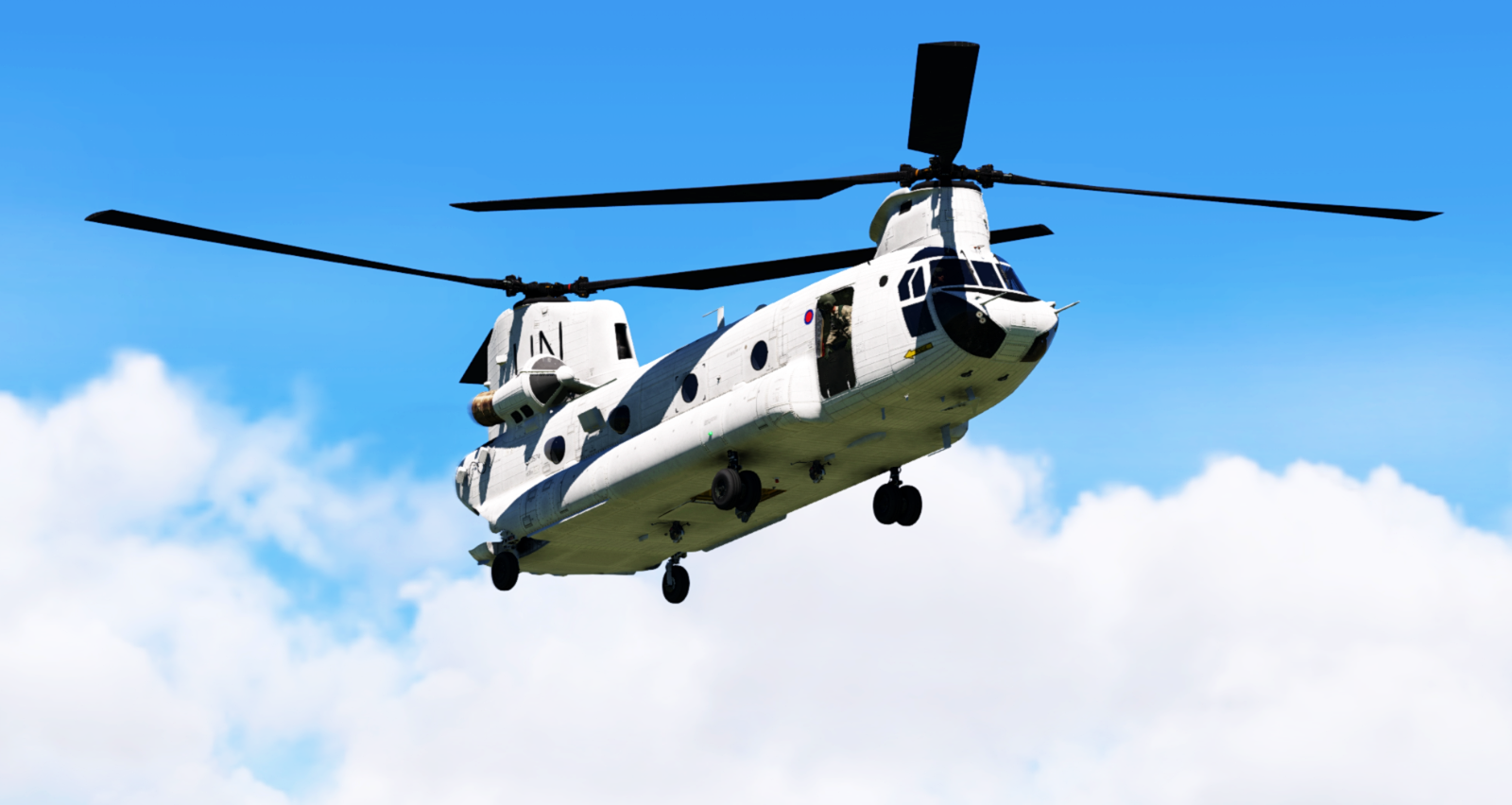 United Nations (UN) Livery (ZD754) for X-Trident CH-47D Chinook ...
