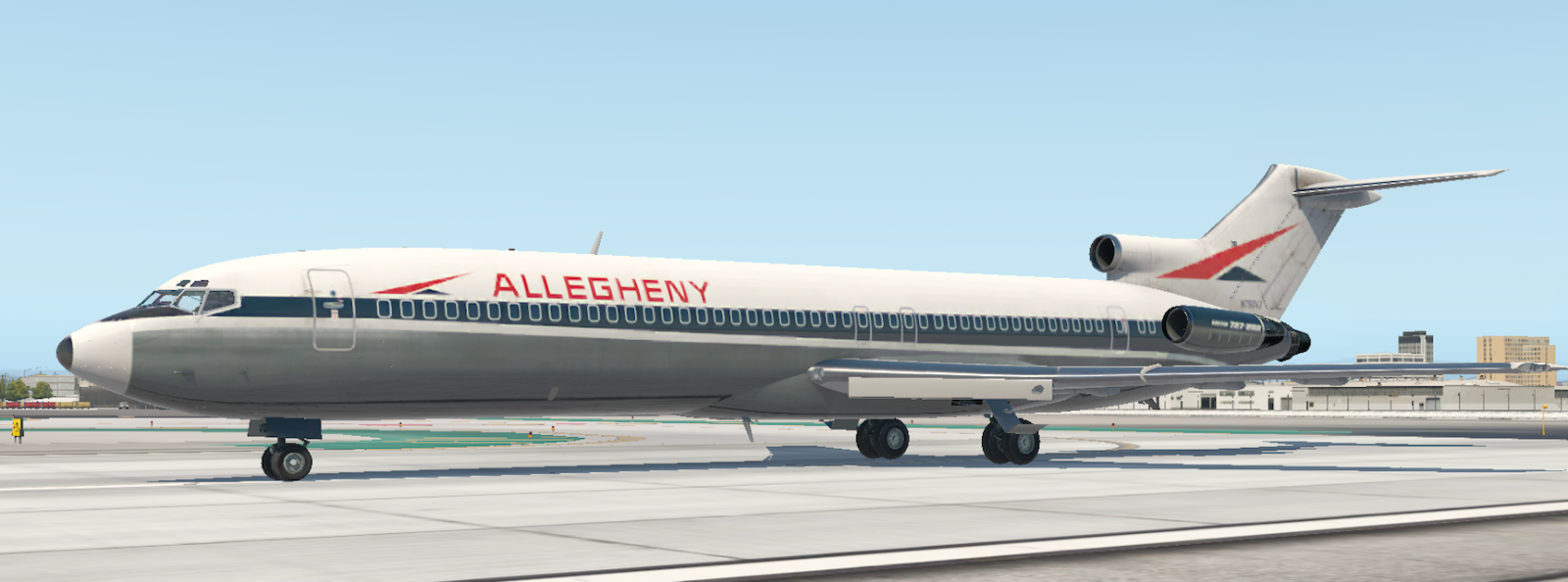 Allegheny livery for the FlyJSim B-727-200 - Aircraft Skins - Liveries ...
