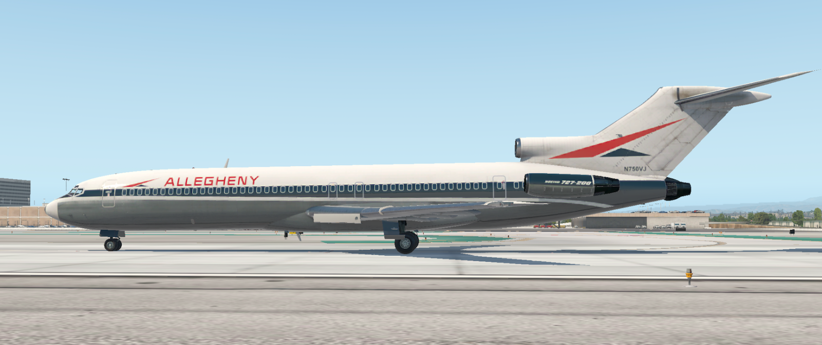 Allegheny livery for the FlyJSim B-727-200 - Aircraft Skins - Liveries ...
