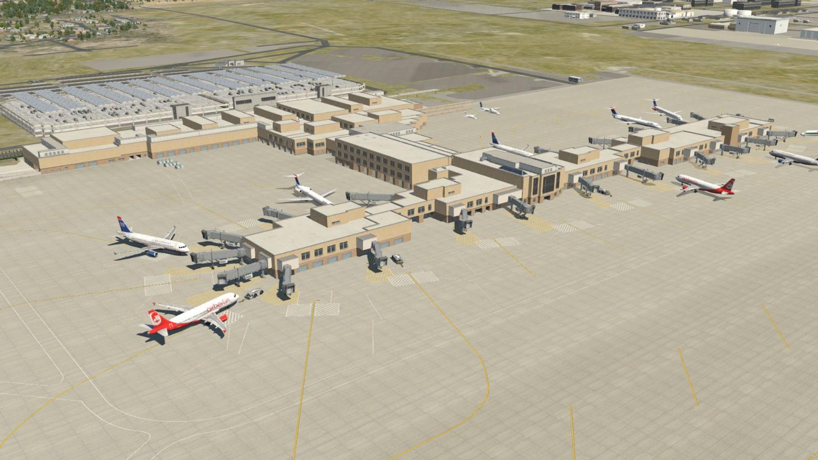 Full remake of KABQ Albuquerque Sunport - Scenery Gateway - X-Plane.Org ...
