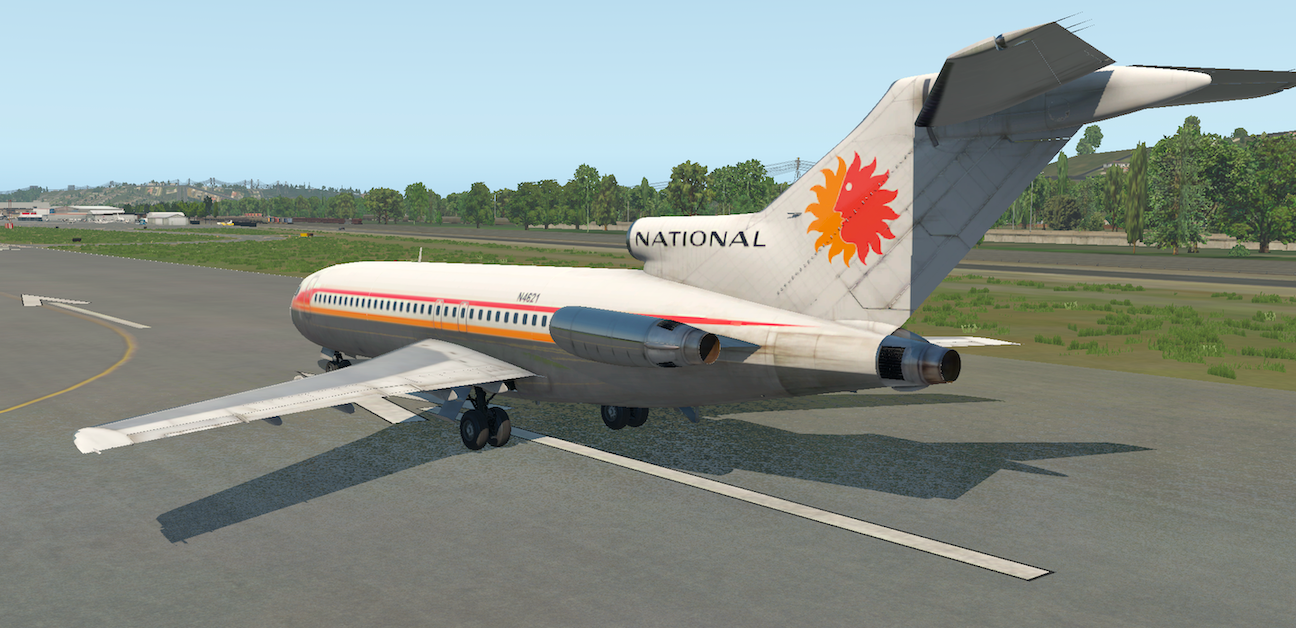 National Airlines B-727-100 with black nose - Aircraft Skins - Liveries ...