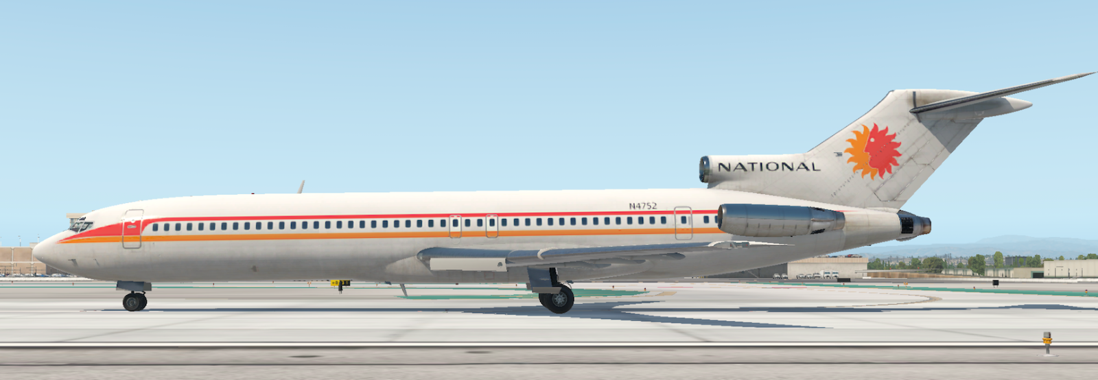 National Airlines B-727-200 white livery - Aircraft Skins - Liveries ...