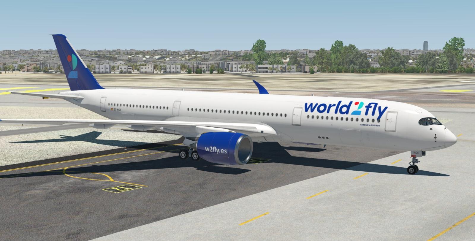 World2Fly livery for Flight Factor A350-900 - Aircraft Skins - Liveries ...