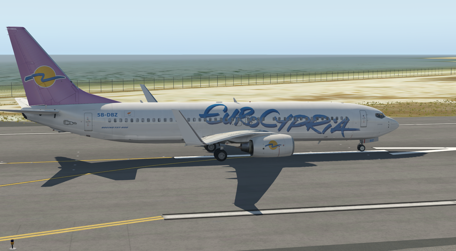 Eurocypria 5B-DBZ zibo 738 - Aircraft Skins - Liveries - X-Plane.Org Forum