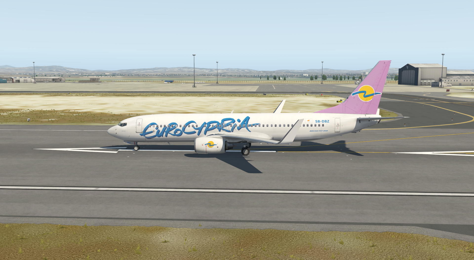 Eurocypria 5B-DBZ zibo 738 - Aircraft Skins - Liveries - X-Plane.Org Forum
