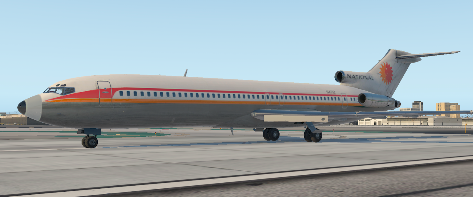 National Airlines B-727-200 with the black nose - Aircraft Skins ...