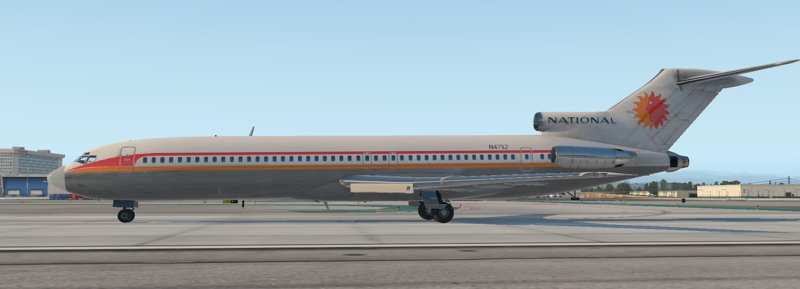 National Airlines B-727-200 plain nose - Aircraft Skins - Liveries - X ...