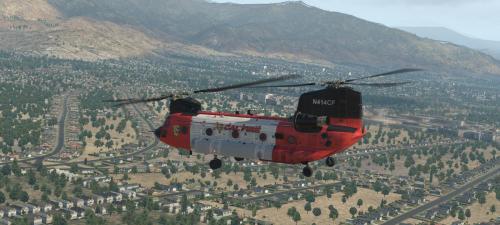 CAL FIRE Livery for X-Trident's CH-47D Chinook - Aircraft Skins ...