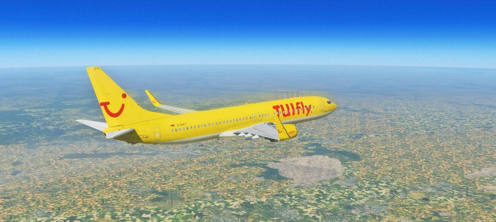 TuiFly D-AHFV Livery (Old/Yellow) - Aircraft Skins - Liveries - X-Plane ...
