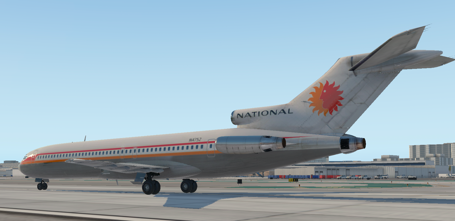 National Airlines B-727-200 plain nose - Aircraft Skins - Liveries - X ...