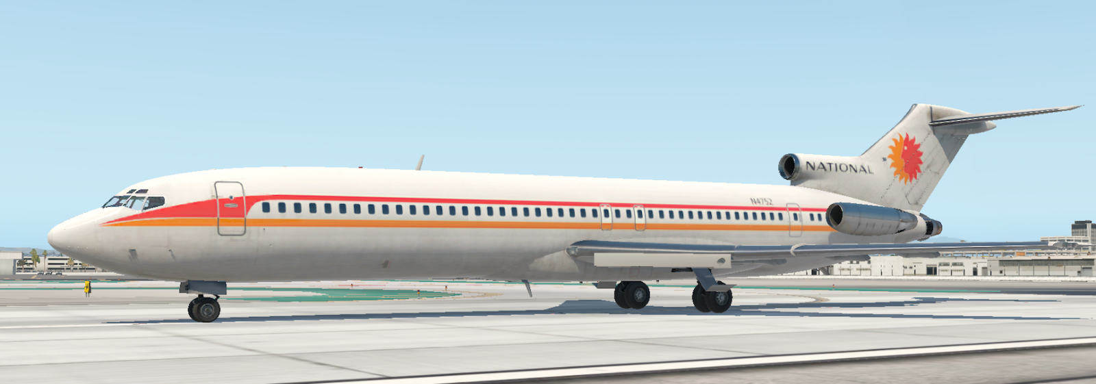 National Airlines B-727-200 white livery - Aircraft Skins - Liveries ...
