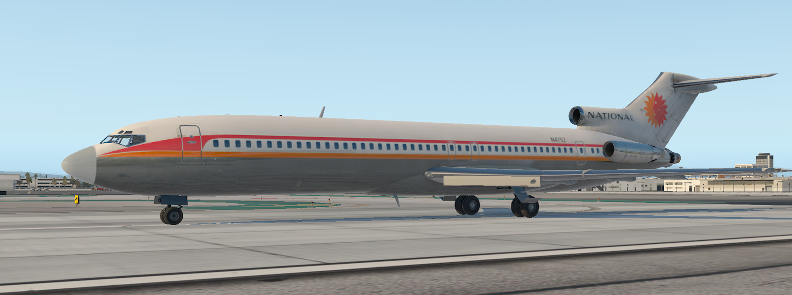 National Airlines B-727-200 plain nose - Aircraft Skins - Liveries - X ...