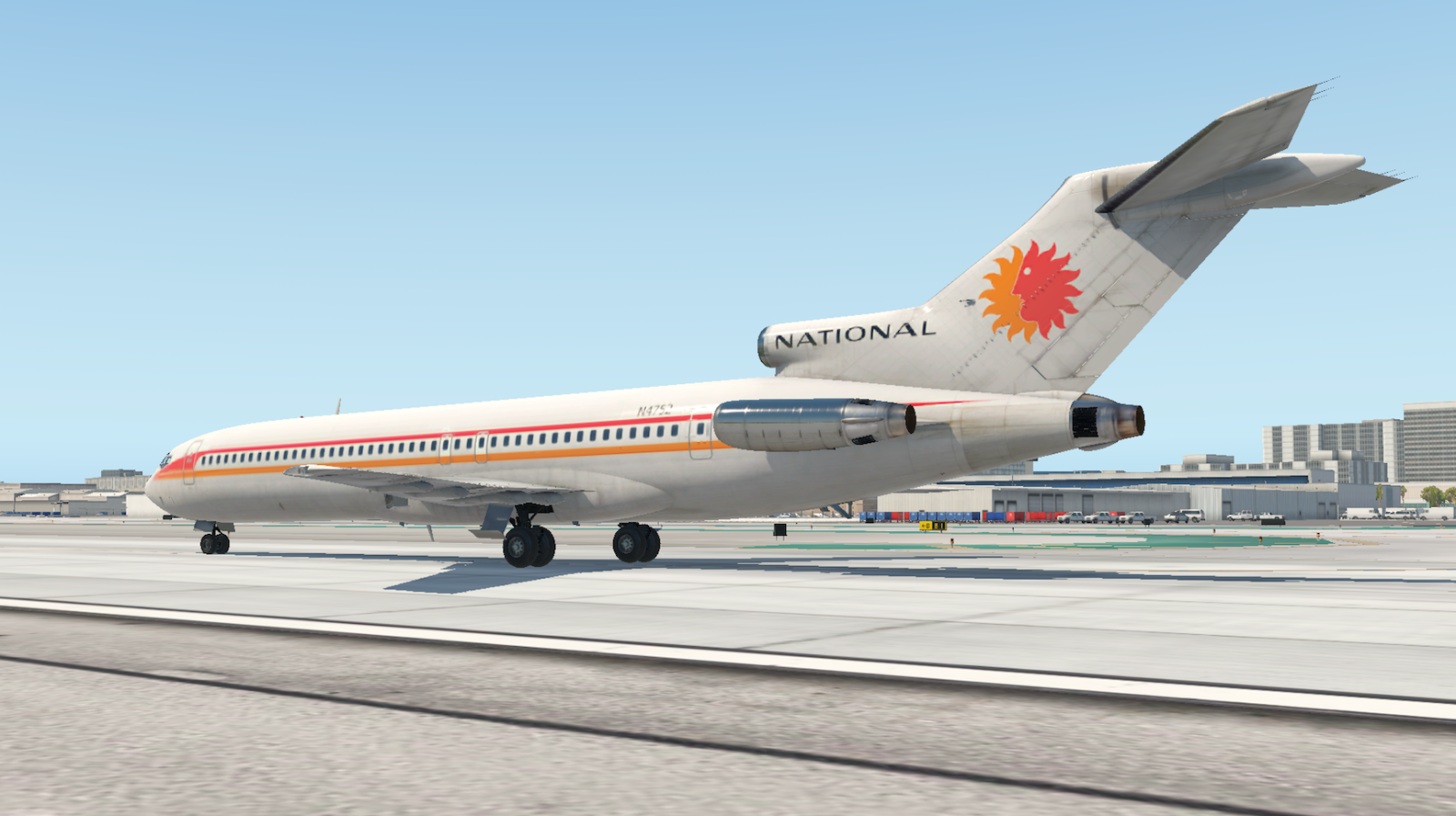 National Airlines B-727-200 white livery - Aircraft Skins - Liveries ...