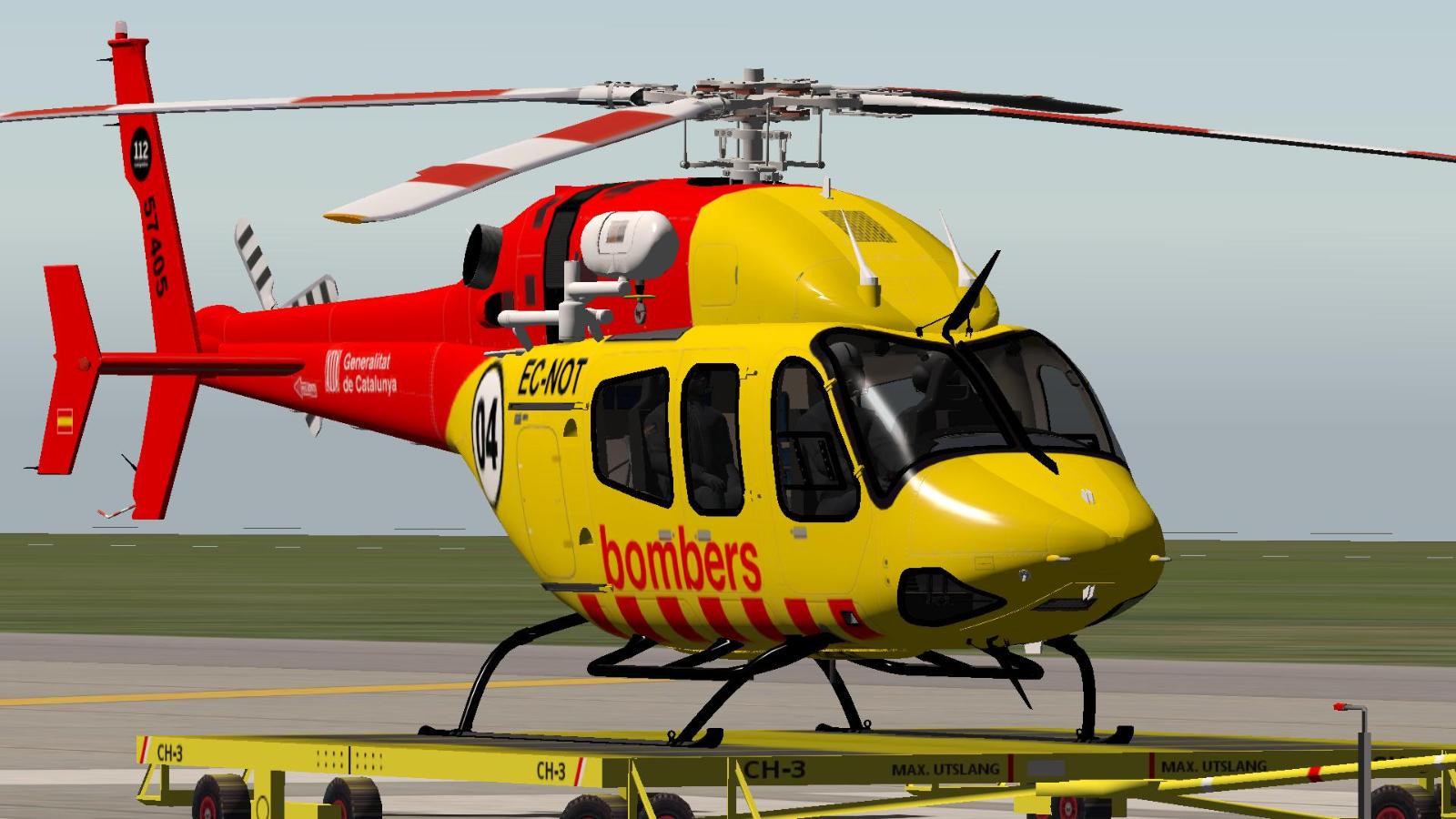 Bell 429 EC-NOT Bombers Generalitat de Catalunya - Aircraft Skins ...